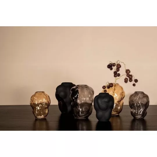 Meekes | PTMD Vase Maride L gray 25 cm