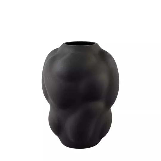 Meekes | PTMD Vase Maride S black 20 cm