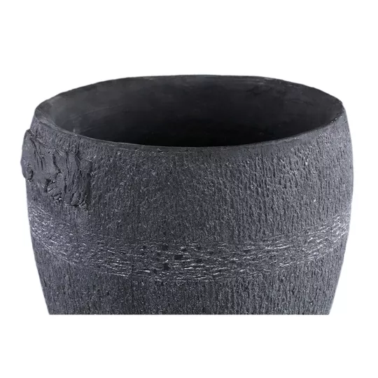 Meekes | PTMD flower pot Mailey L anthracite 77 cm