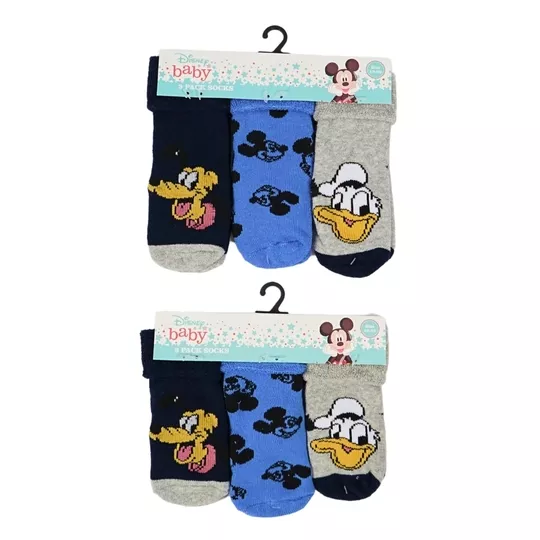 Meekes | Disney baby socks 2 assorted set of 3